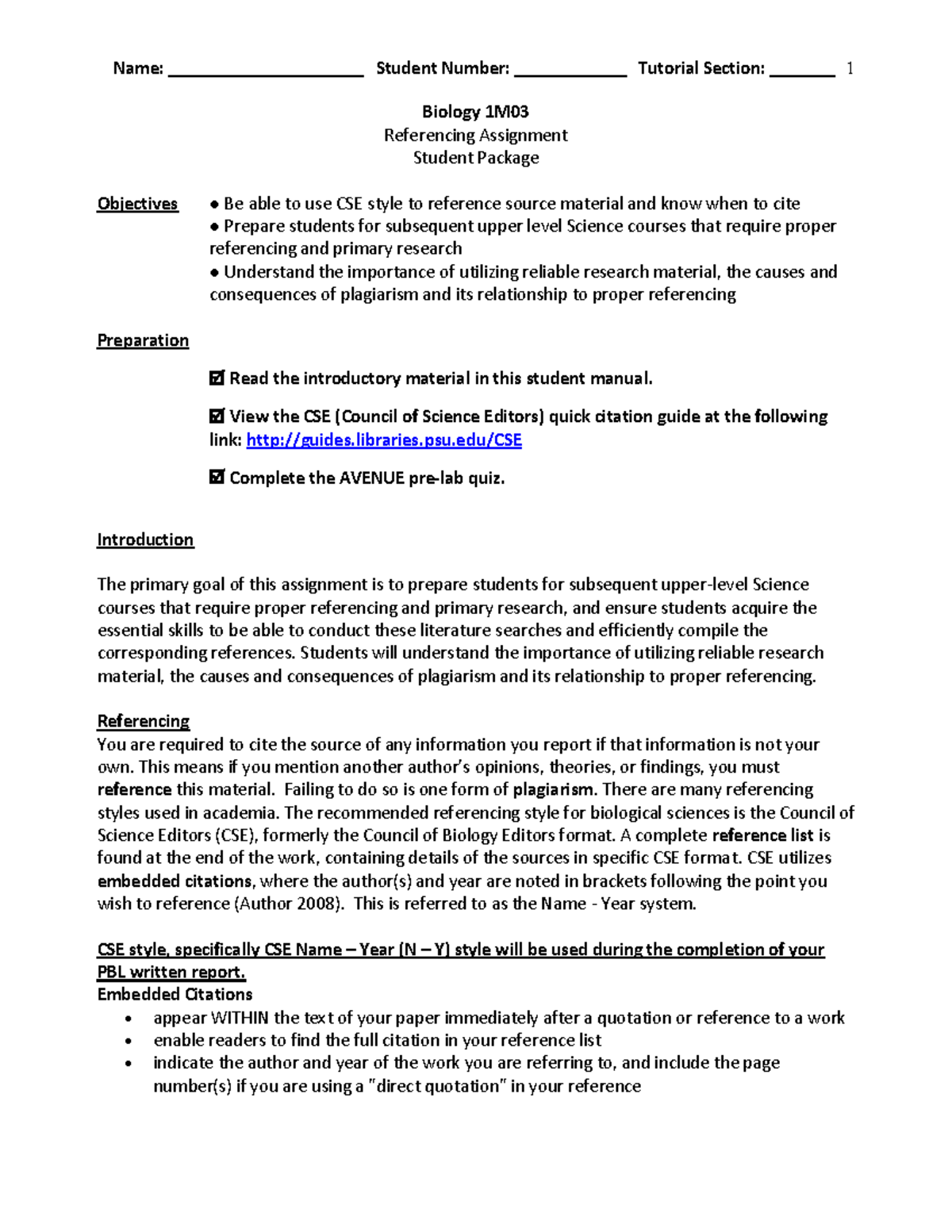 Referencing Assignment 1 - Warning: TT: undefined function: 32 Warning: TT: undefined function ...