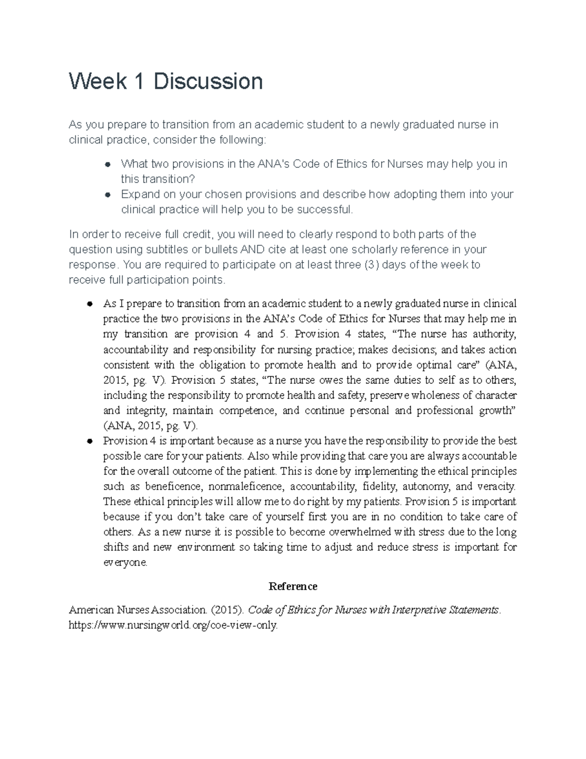 Week 1 Discussion (Issues and Trends) - Week 1 Discussion 25 As you ...
