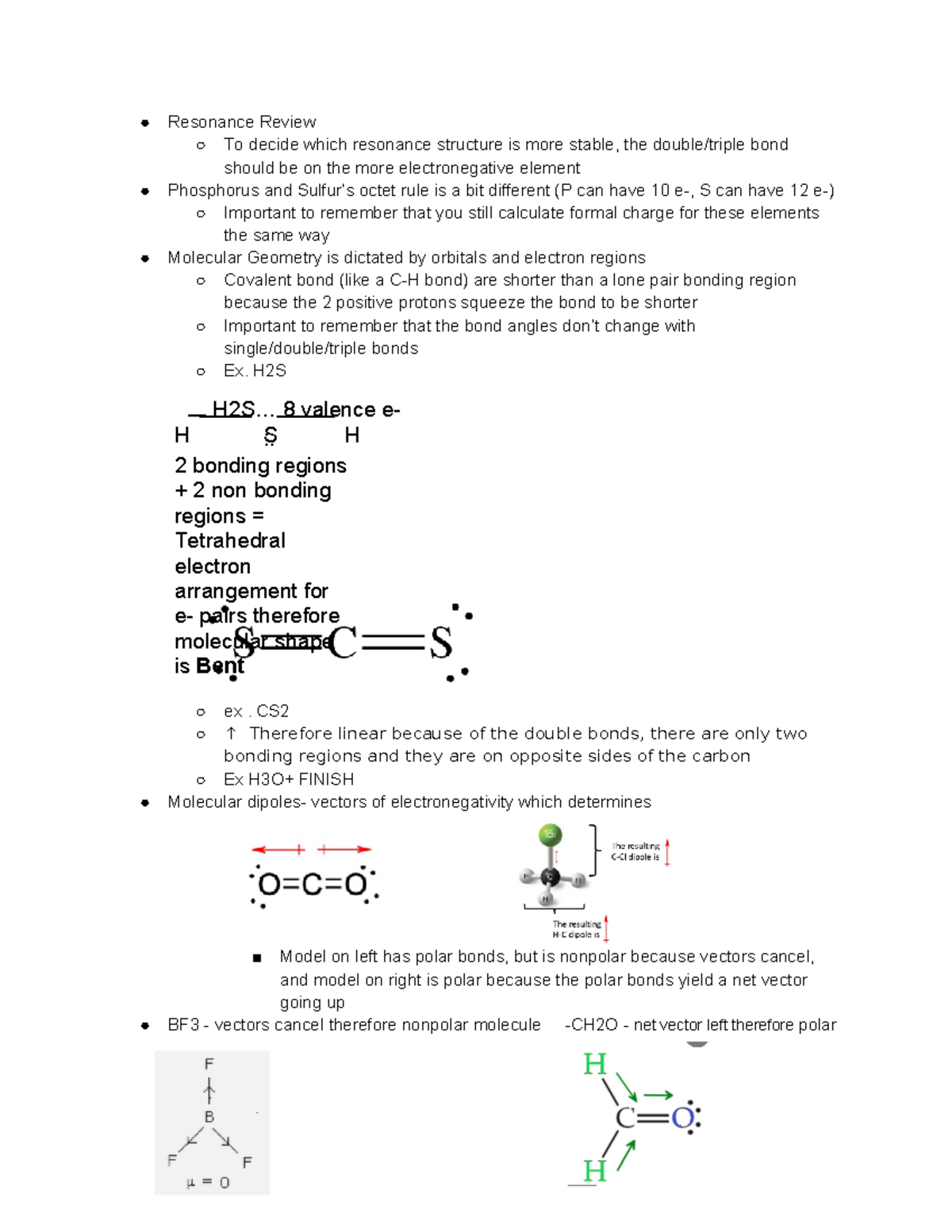 8 31 21 Notes - Resonance Review To decide which resonance structure is ...