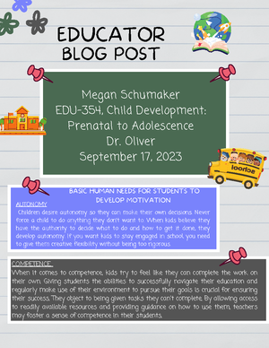 EDU-354-Development Chart - EDU-354 Cognitive and Intellectual ...