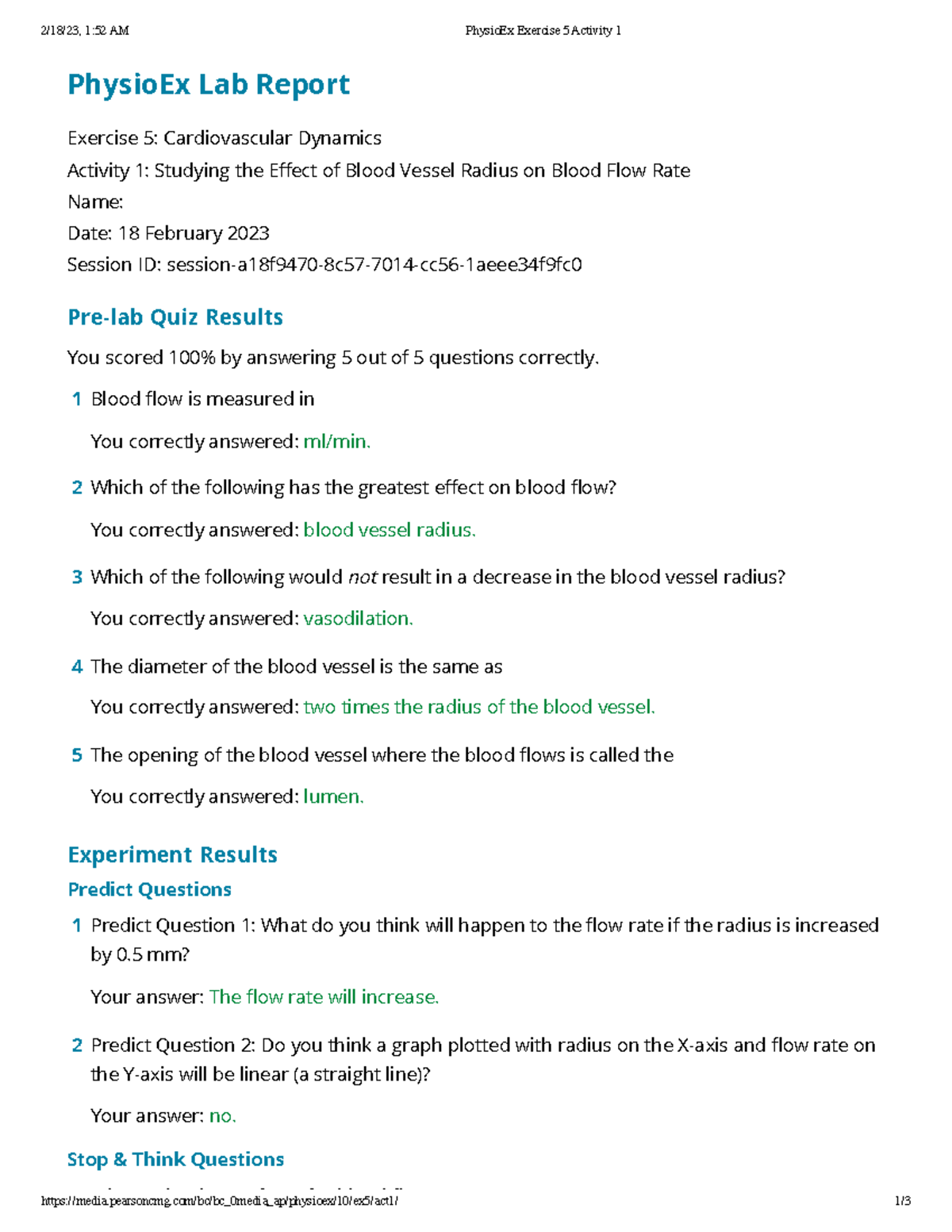 Physio Ex Exercise 5 Activity 1 Pearsoncmg Bc Bc 0media Ap Physioex