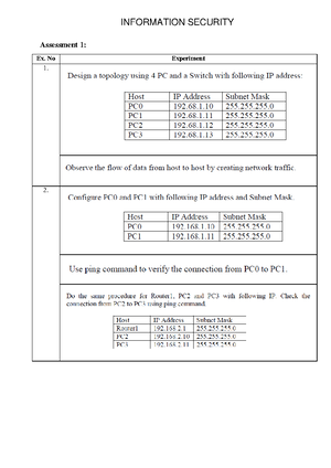 LAB IS 4 - LAB WORK - School of Information Technology and Engineering ...