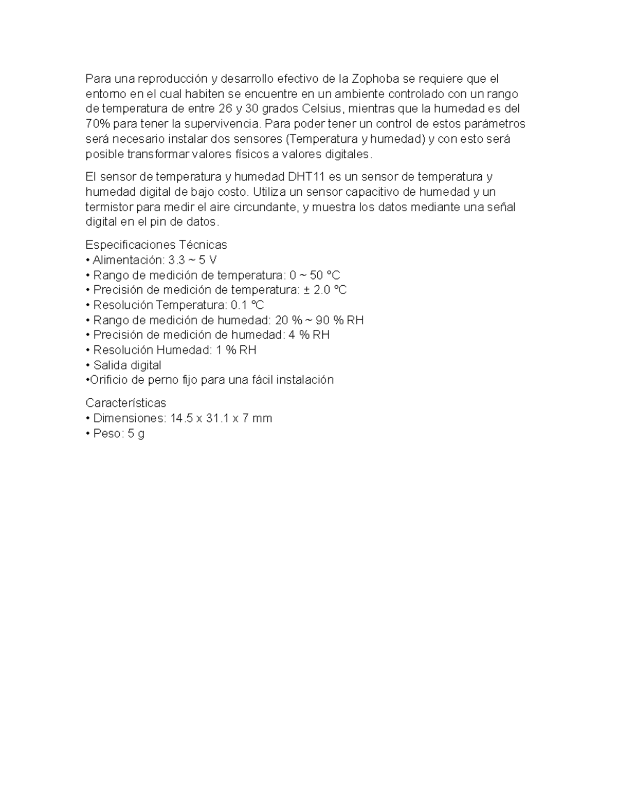 Zophobas - fddsf - Para una reproducción y desarrollo efectivo de la ...