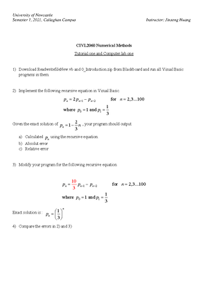 CIVL2060 2 linear system Direct solver - SYSTEMS OF LINEAR EQUATIONS (Direct methods) Example of ...