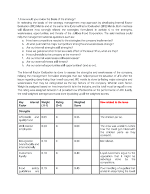 Strategic Management- Jollibee Foods Corporation- Mission, Vision ...