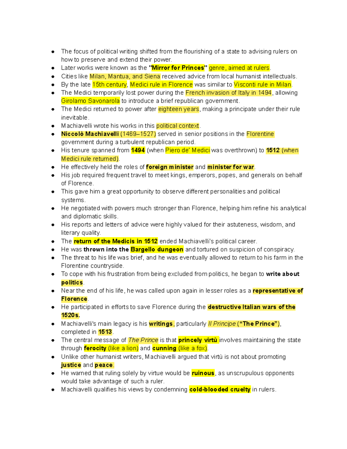 Ethics oral - The focus of political writing shifted from the ...