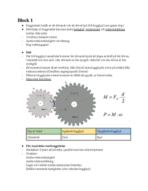 Mellanaxeln instruktion 2021lp3 - Maskinkomponenter Avdelningen för ...