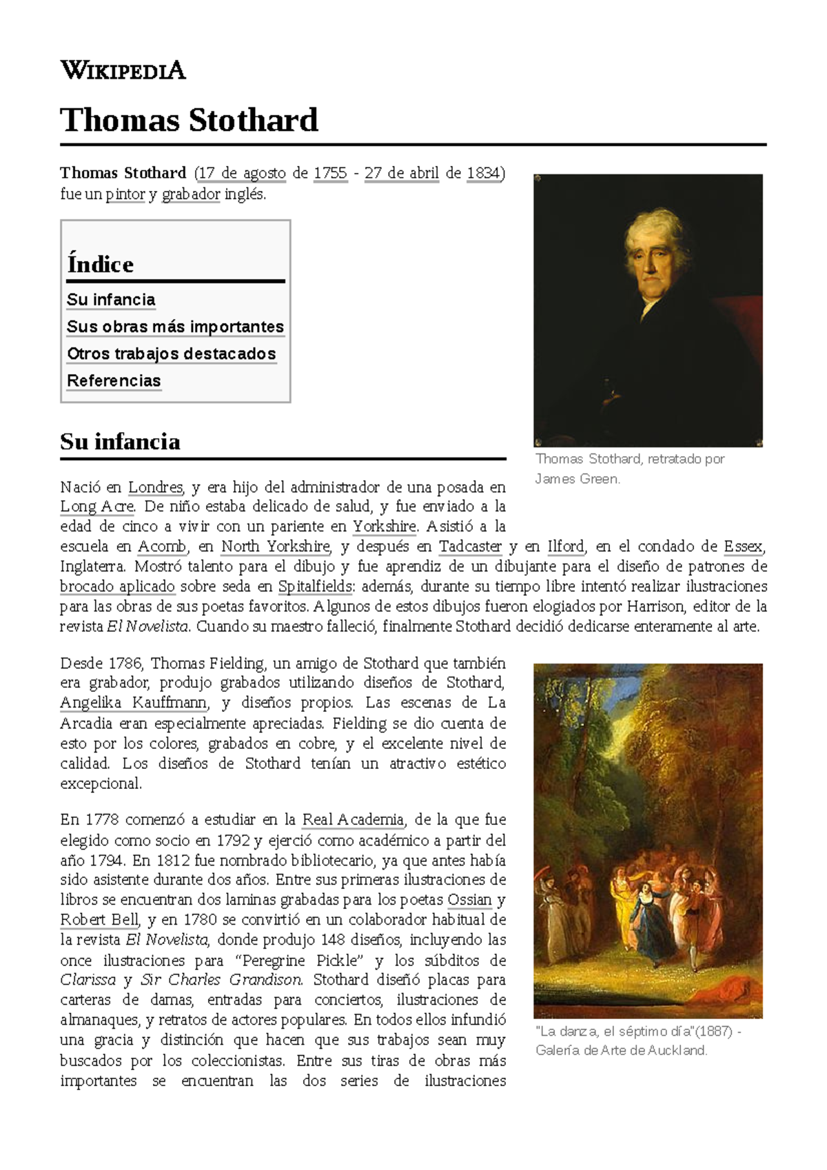 Thomas Stothard - esa chido saber de este don - Thomas Stothard ...