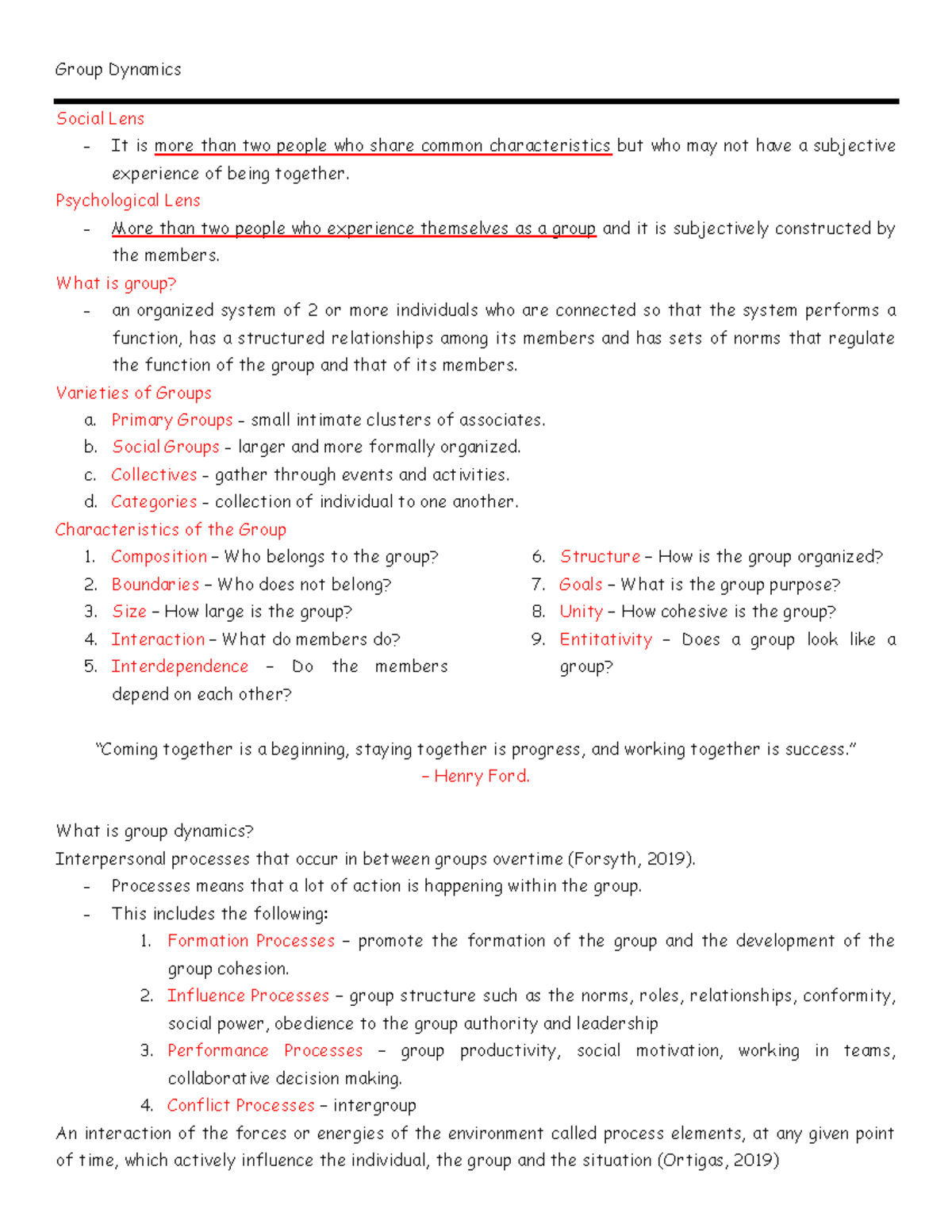 Group Dynamics - Amazing notes. - Group Dynamics Social Lens - It is ...