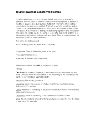 The origin of knowledge - THE ORIGIN OF KNOWLEDGE The Cartesian motives ...