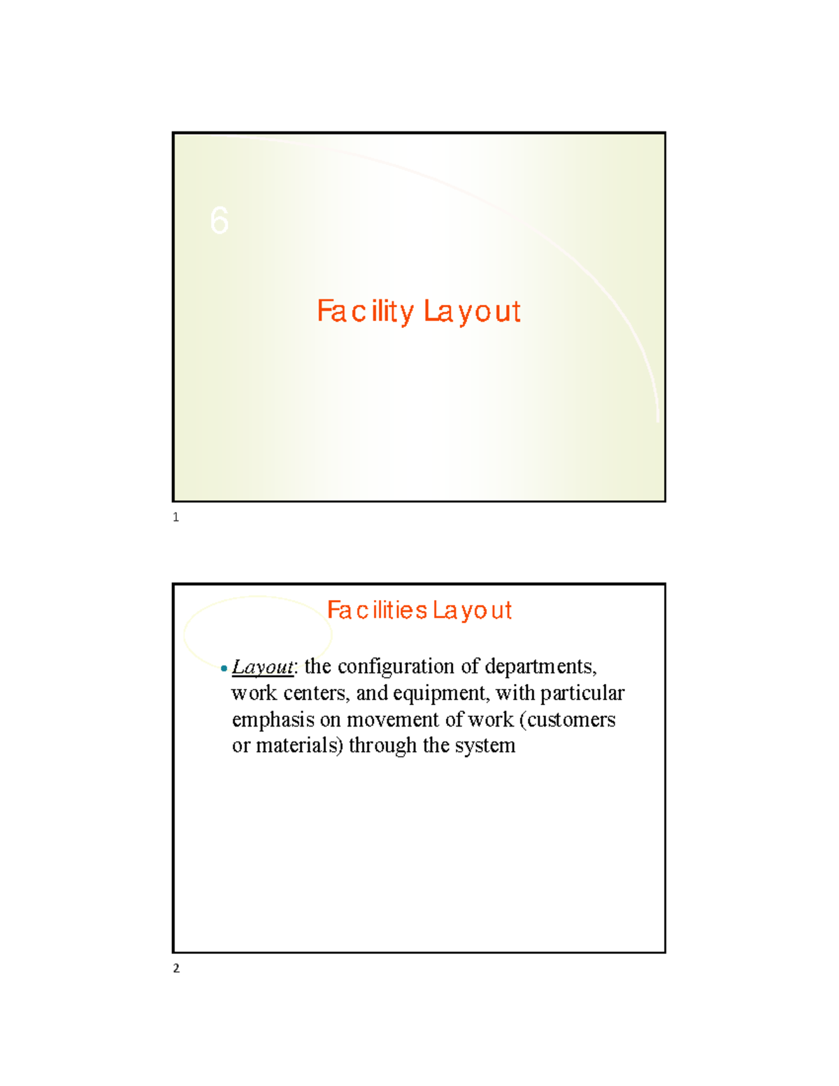 03 Plant Layout Lecture Notes 7 9 Warning Tt Undefined Function 32 6 Fa C Ility La Yo Ut