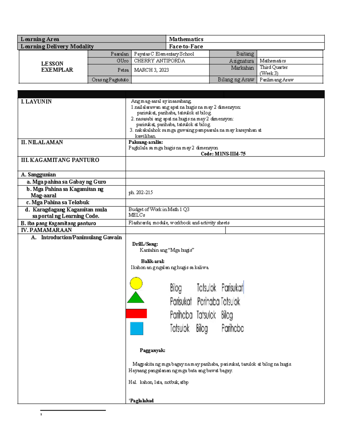 636983817-MATH-Q3W3D5 - Learning Area Mathematics Learning Delivery ...