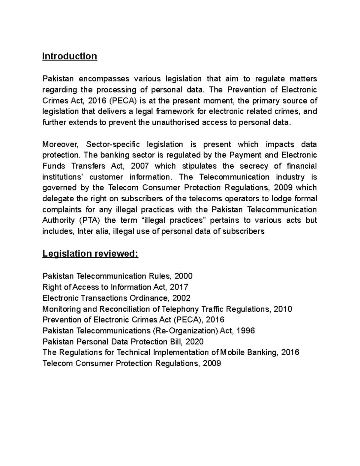 Telecommunications law summarised for easy reading and comprehension ...