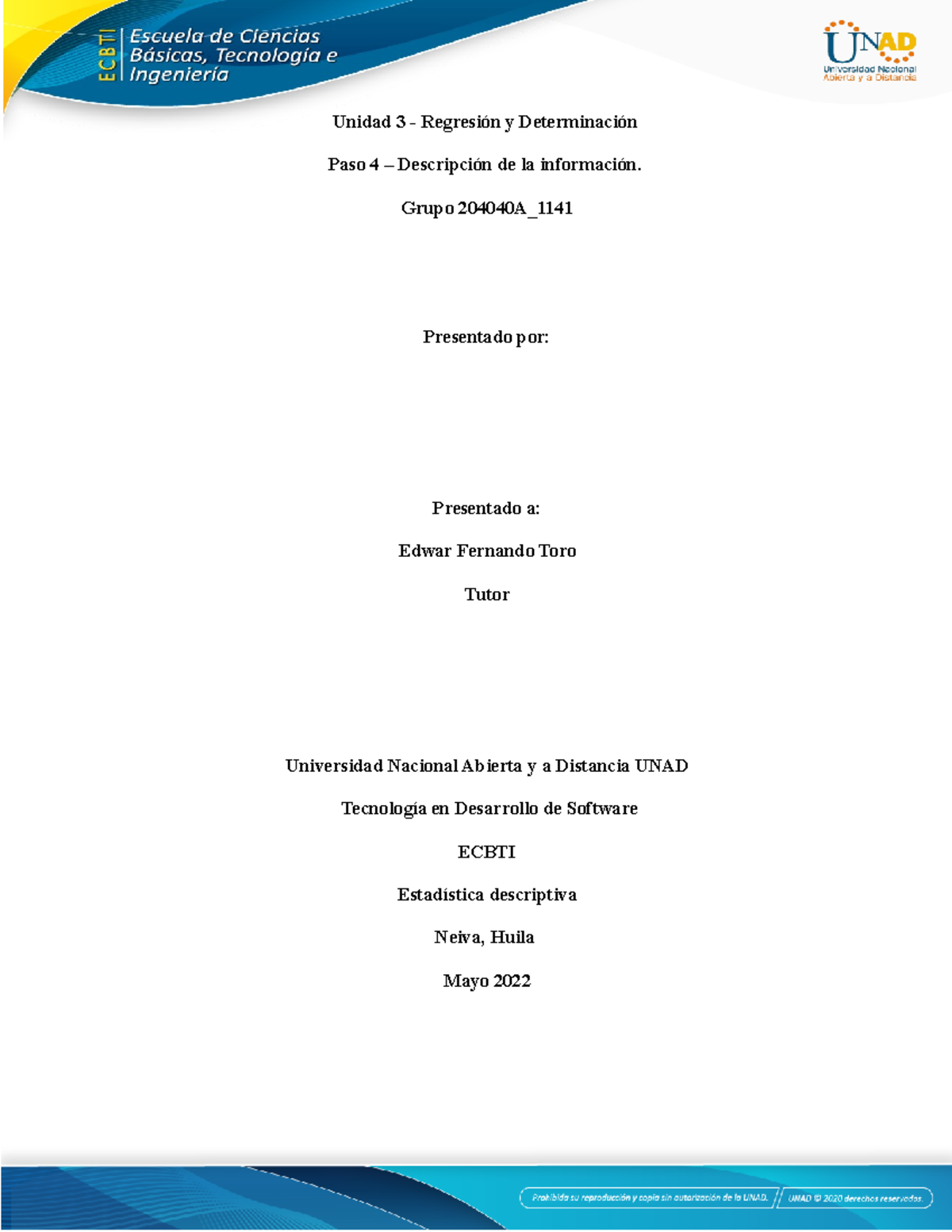 G Paso4 - ddasdas - Unidad 3 - Regresión y Determinación Paso 4 ...