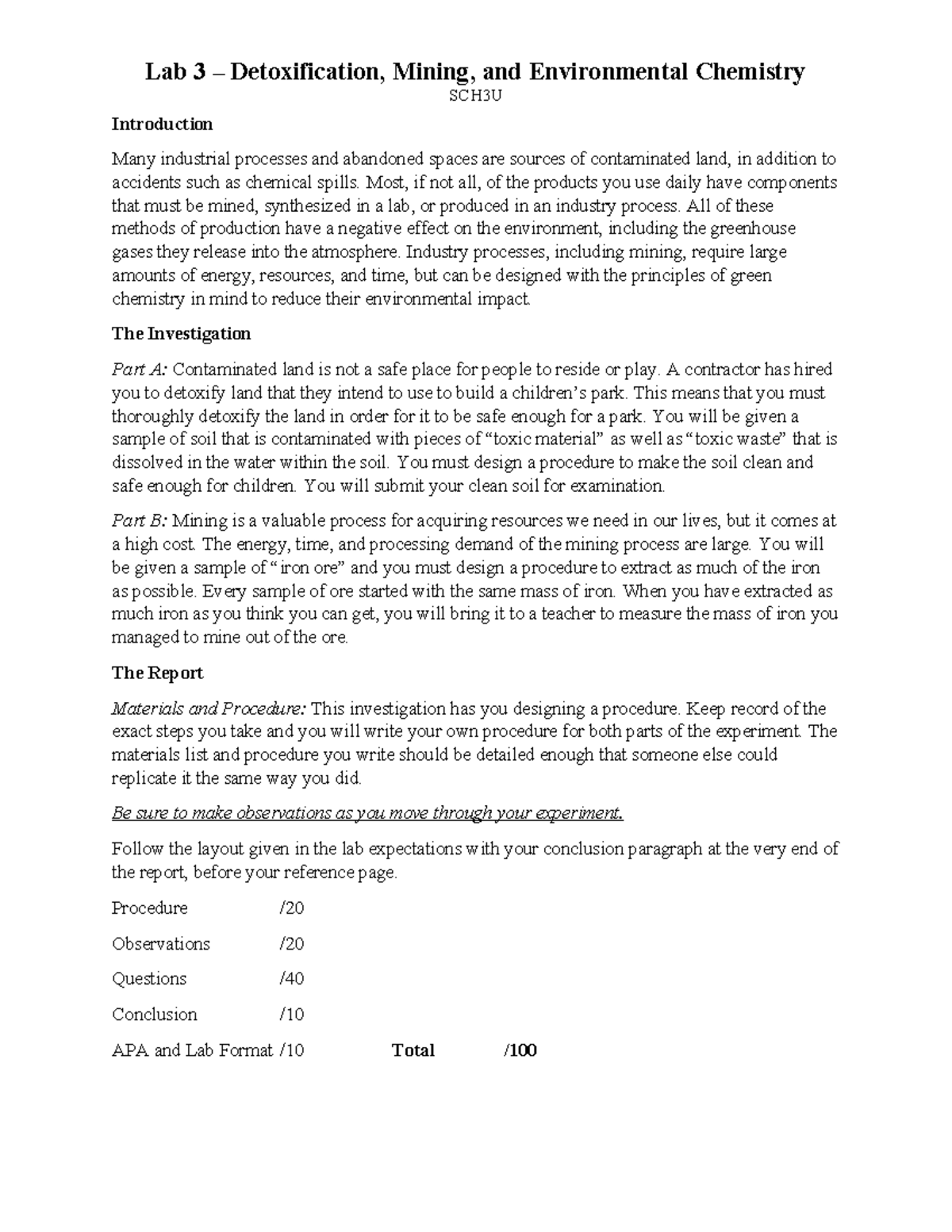 Copy of Copy of Lab 3 - Detox, Mining, and the Environment - Lab 3 ...
