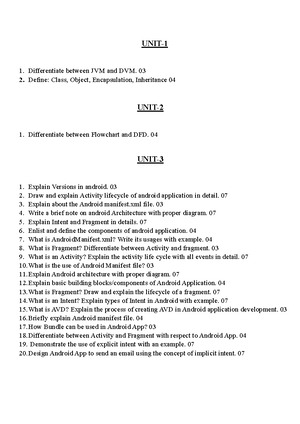 MAD Lab Manual PDF - A Laboratory Manual for Mobile Application Development (3170726) B ...