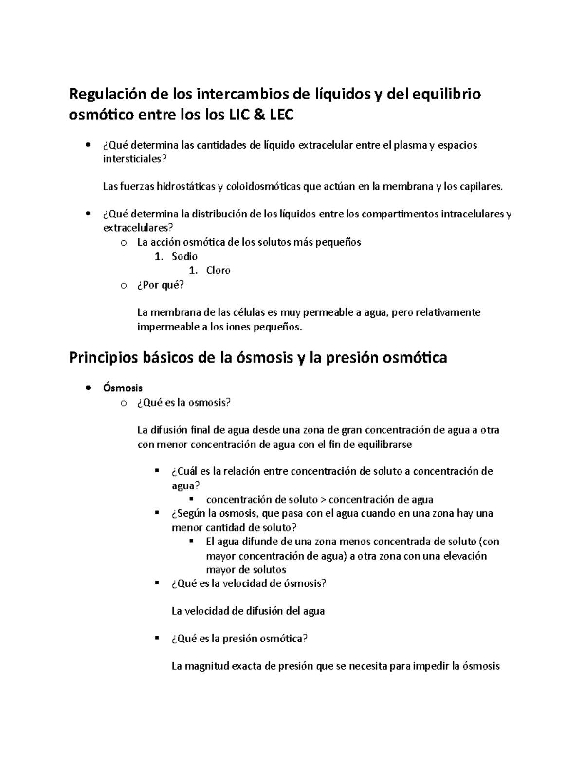 resumen Guyton capítulo 25 compartimientos del líquido corporal líquidos extracelulares e - Studocu