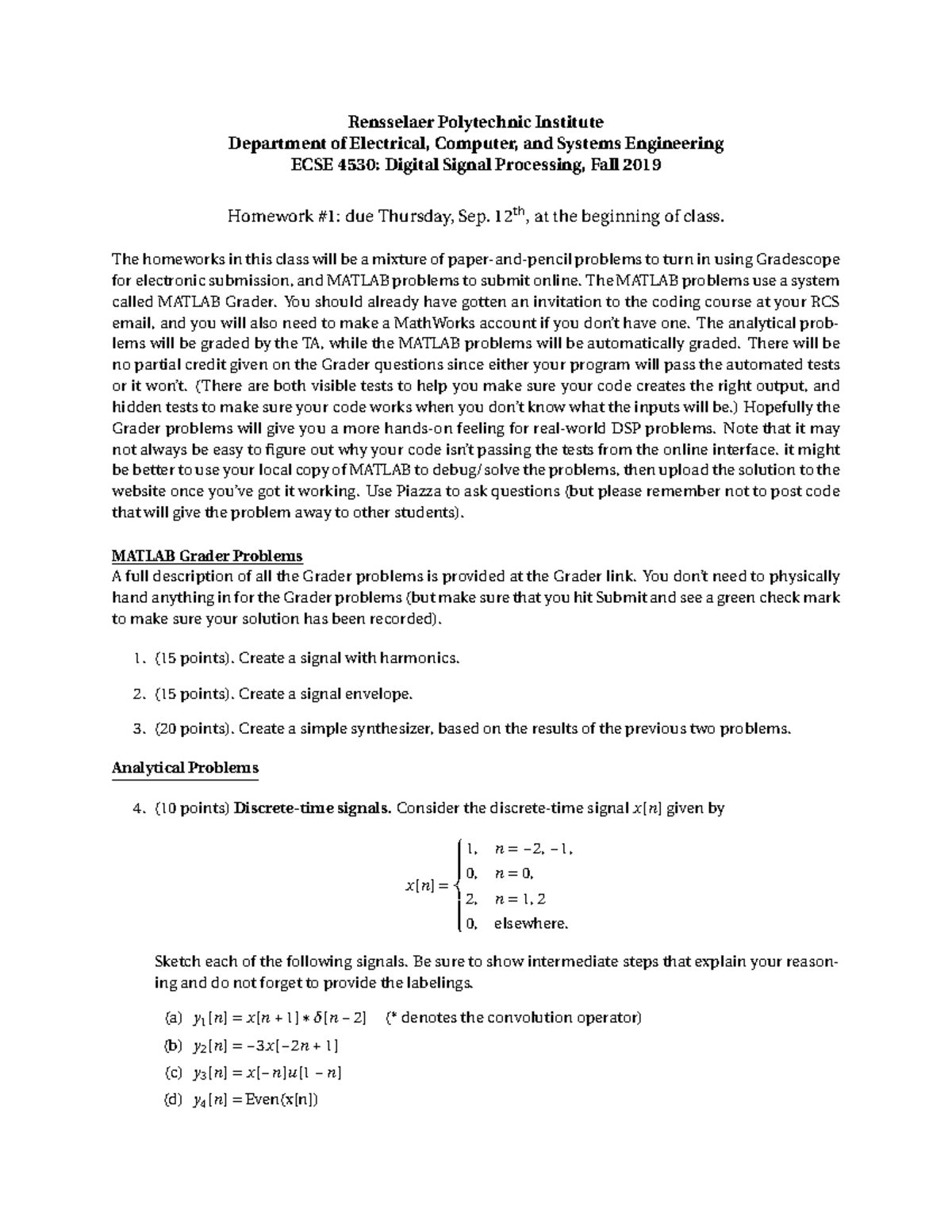 Homework 1 - aeaeae dsdfgdf - Rensselaer Polytechnic Institute ...