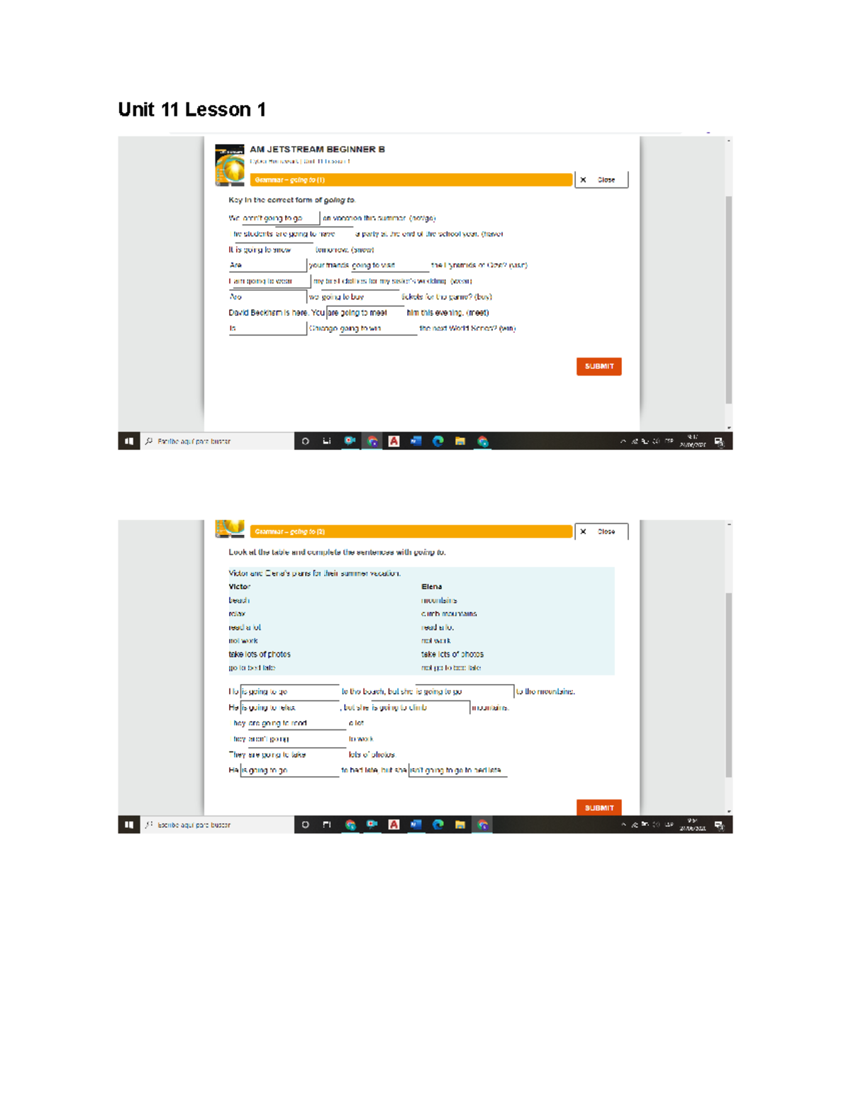 Unit 11 Helbling - Ingles - Unit 11 Lesson Unit 11 Lesson - Studocu