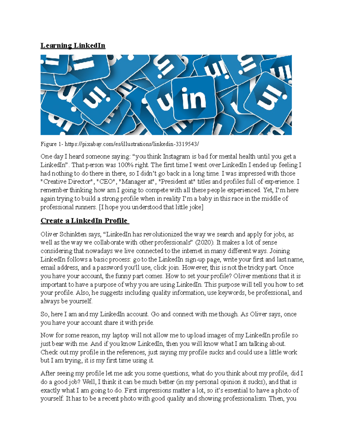 Learning Linked In - Summary - Learning LinkedIn Figure 1- - Studocu