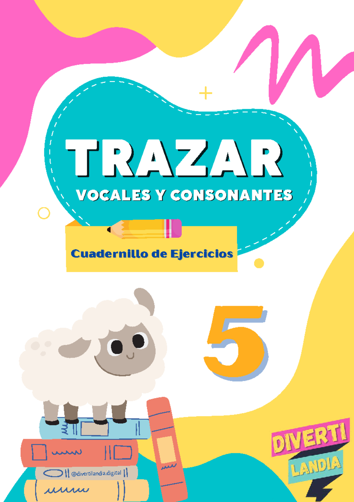 5 - Trazo de vocales y consonantes - @divertilandia TRAZAR TRAZAR ...