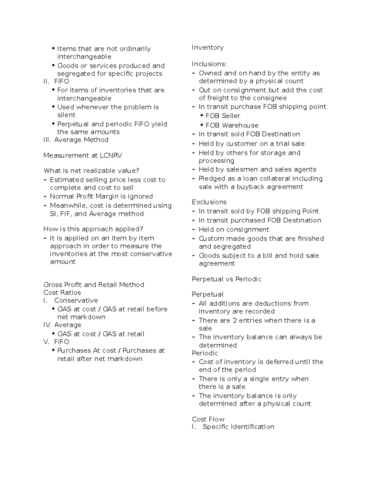 Inventory - Financial Accounting and Reporting - University of the ...