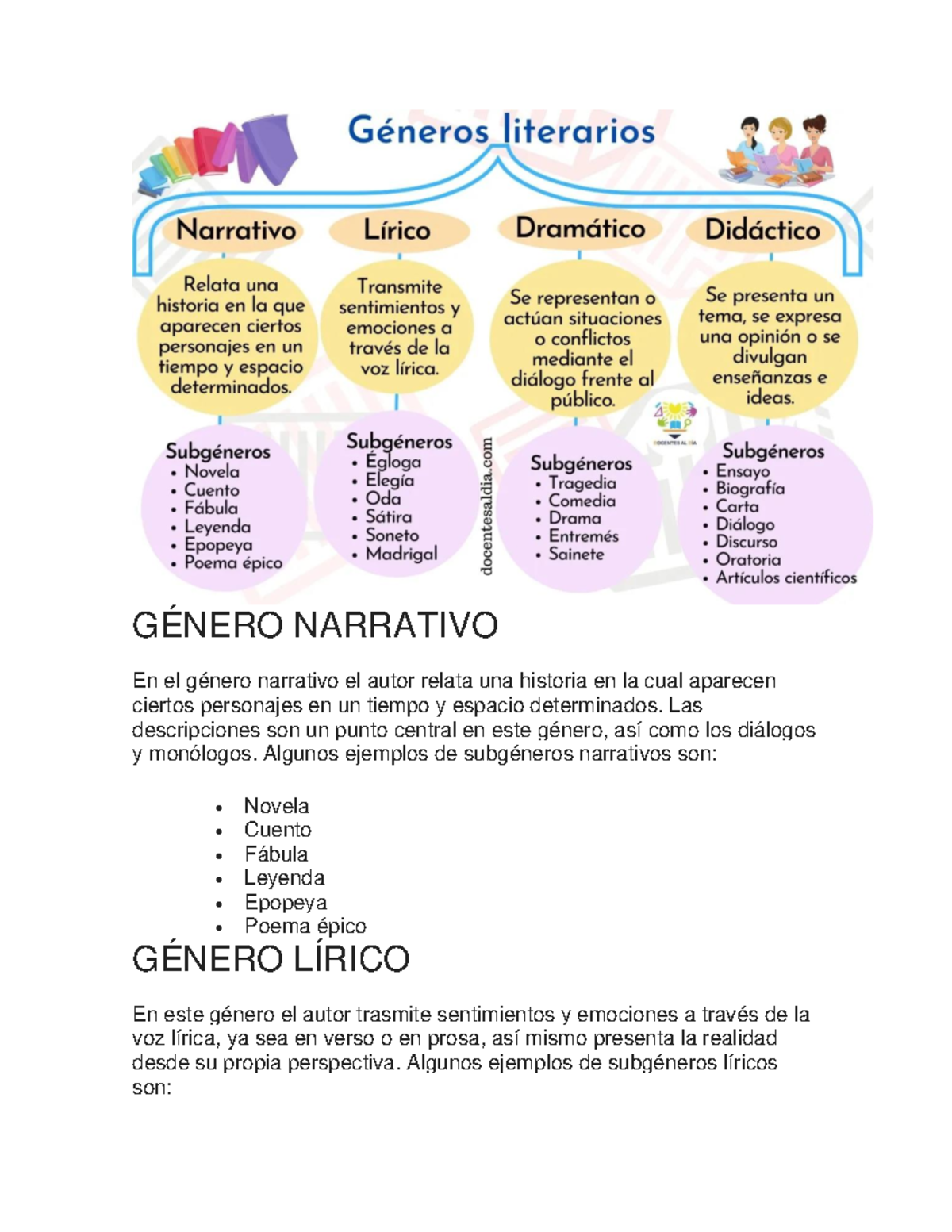 Género Narrativo - GÉNERO NARRATIVO En el género narrativo el autor ...