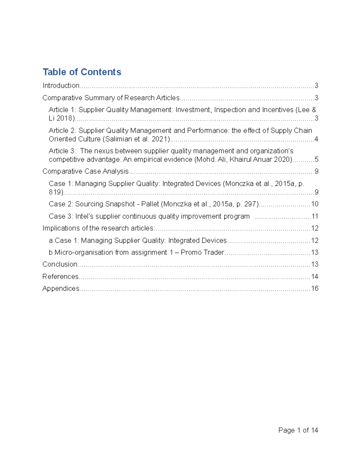Assessment Task 2 - Research Article Based (Group Assignment) - got CR ...