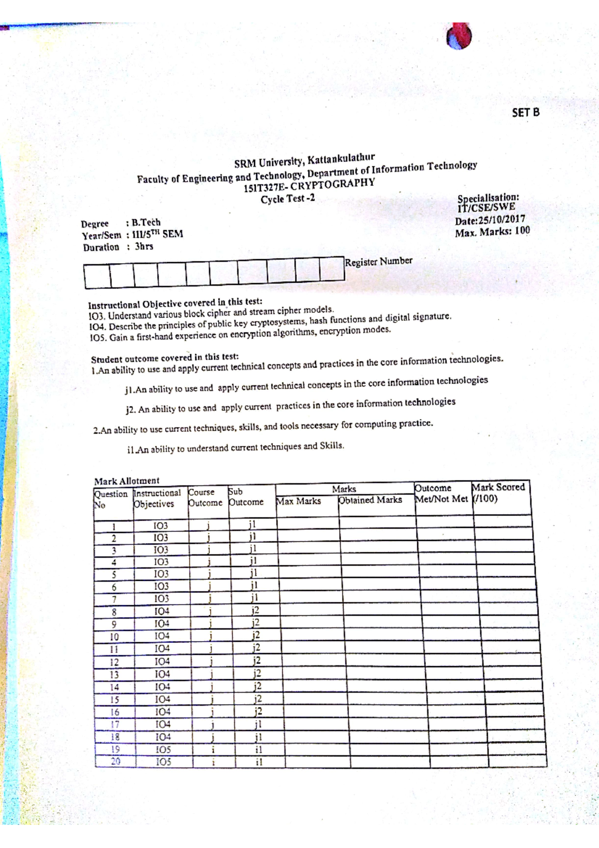 Cryptography CT2-CT2 - Studocu