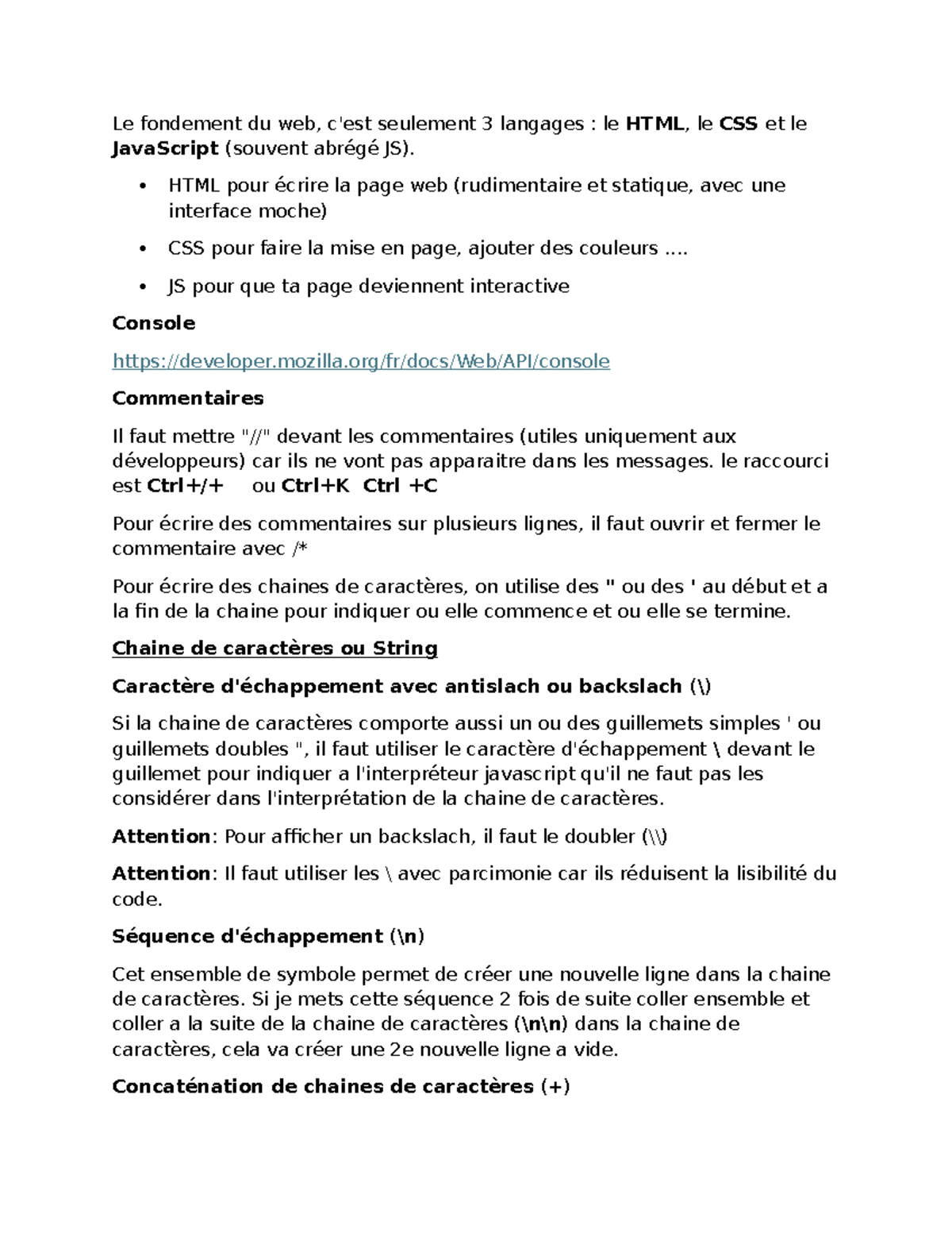 Javascript - Le fondement du web, c'est seulement 3 langages : le HTML ...