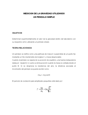 Conservacion DE LA Energia Mecanica - CONSERVACION DE LA ENERGIA ...