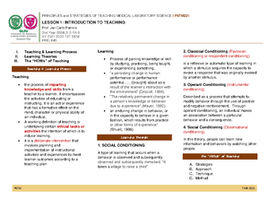 PROF ED 3 UNIT 1 - Learner-centered Teaching: Its Foundations and Characteristics - UNIT I ...
