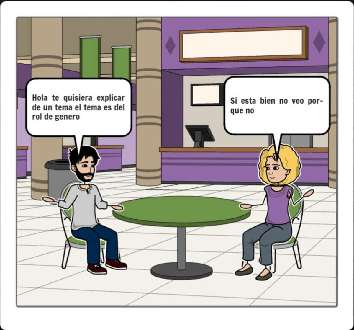 Comic - Pa q o q - Hola te quisiera explicar de un tema el tema es del rol de genero Si esta ...