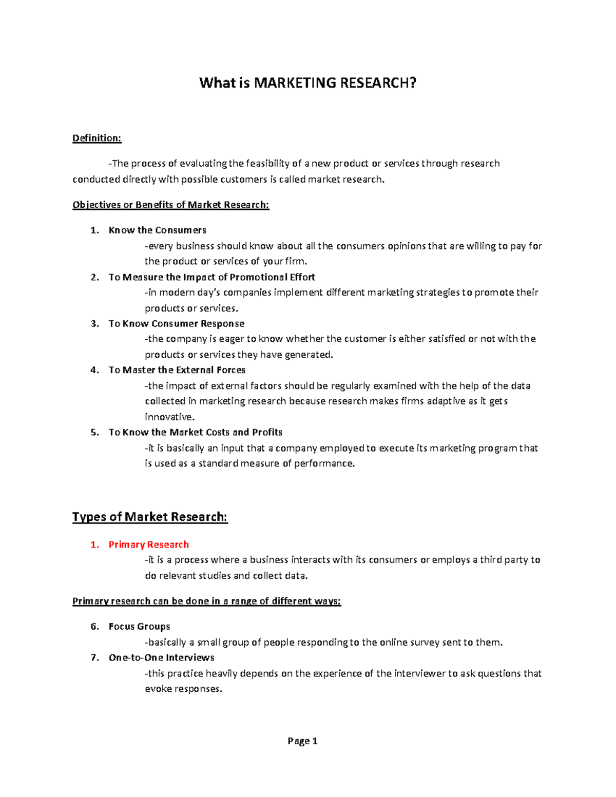 What is Marketing Research - Page 1 What is MARKETING RESEARCH ...