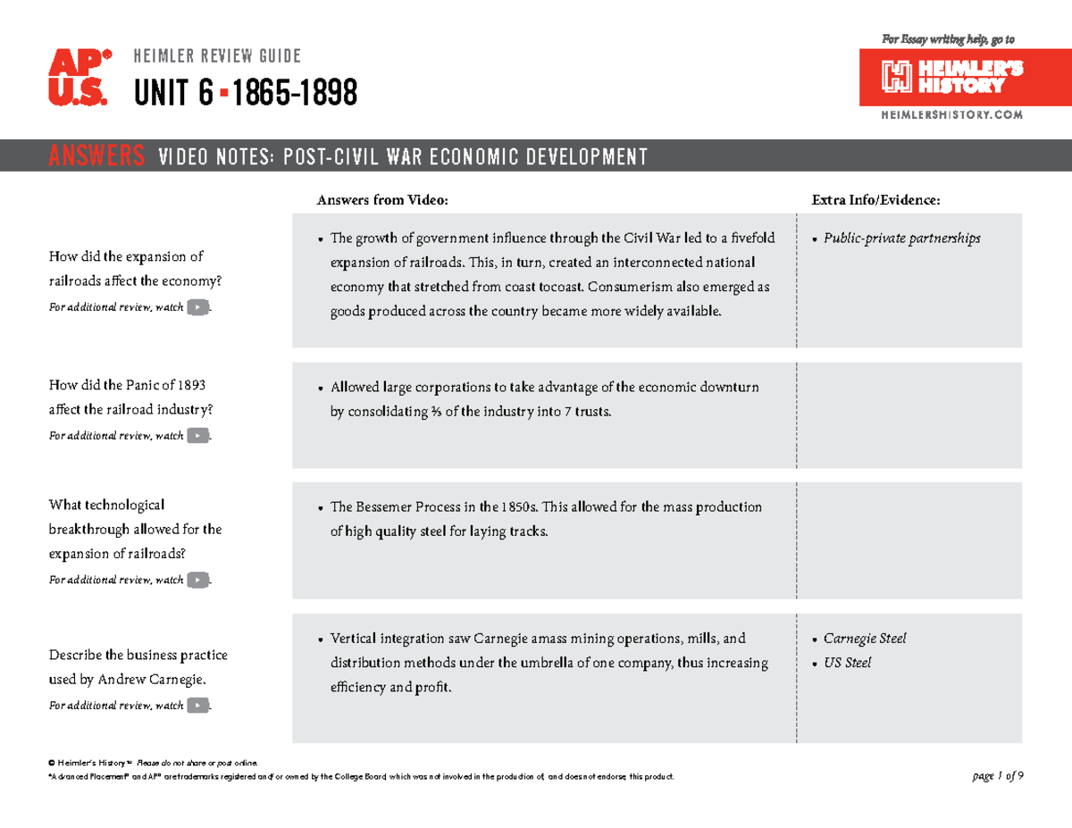AP US HRG Unit 6 Noteguide Answers - UNIT 6 1865- ANSWERS © Heimler’s ...