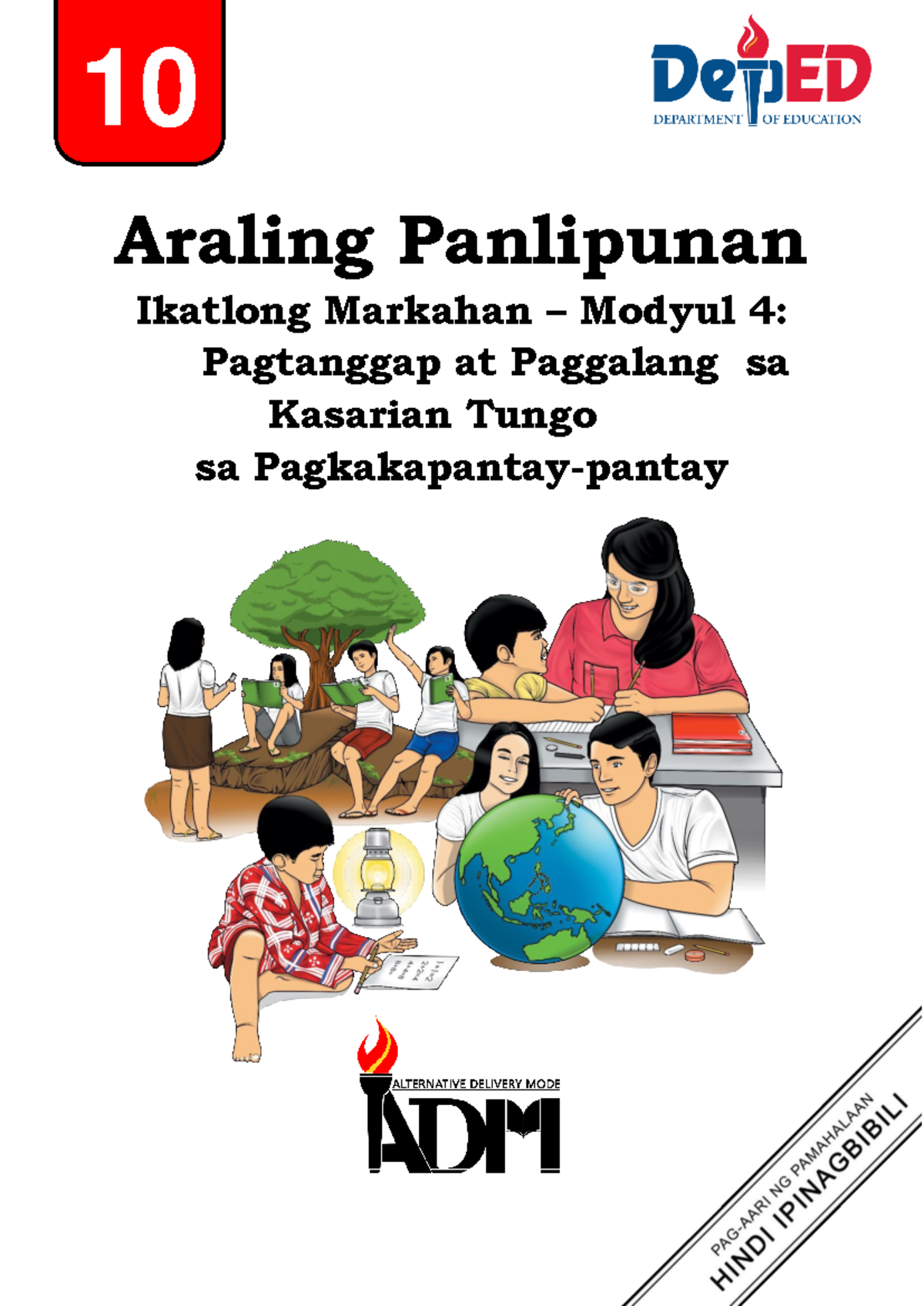 Ap10 q3 mod4 pagtanggapatpaggalangsakasariantungosapagkapantaypantay ...