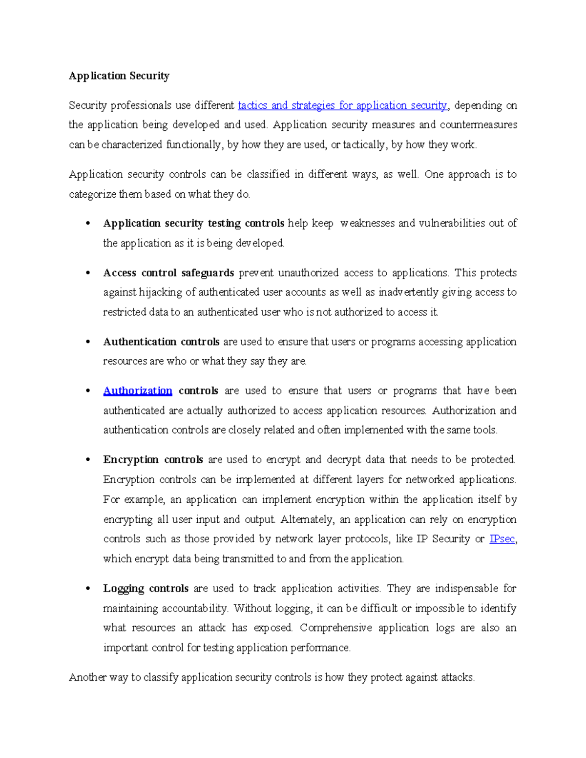 WNS UNIT 3 - uhhjh - Application Security Security professionals use different tactics and - Studocu