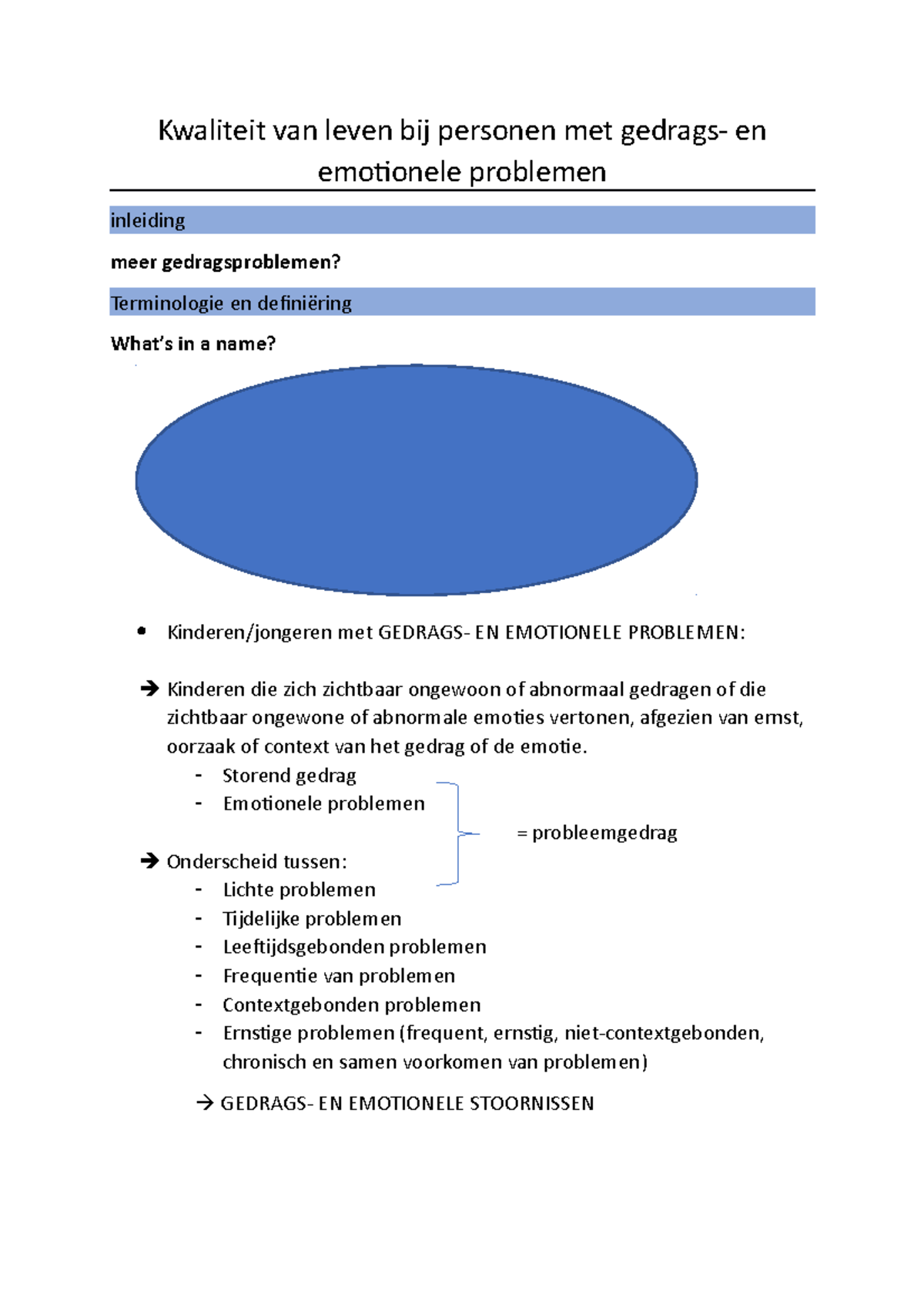 Kwaliteit van leven van personen met een gedrags- en emotionele stoornissen - Kwaliteit van ...