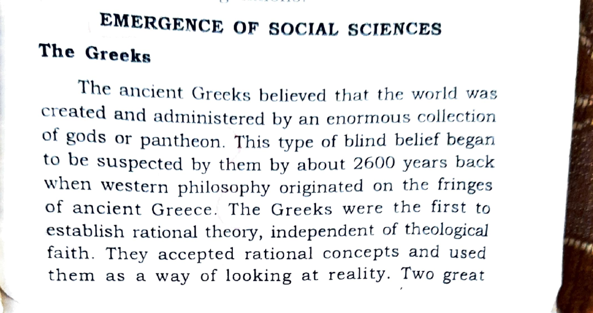 Emergence of social science(methodology) - EMERGENCE OF SOCIAL sCIENCES ...