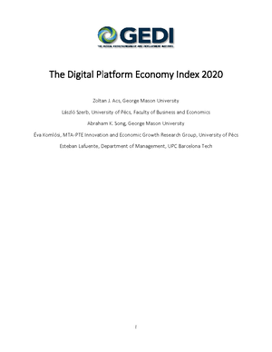 2018 GEI Technical Annex - GEI 2018: Technical Annex Introduction In ...