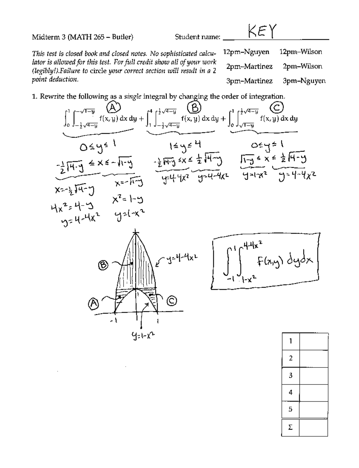 265F15T3Solns - helpful exams for the class - Midterm 3 (MATH 265 ...