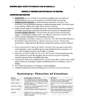 Module 33 - CHEAT SHEET - PSY 150 - Studocu