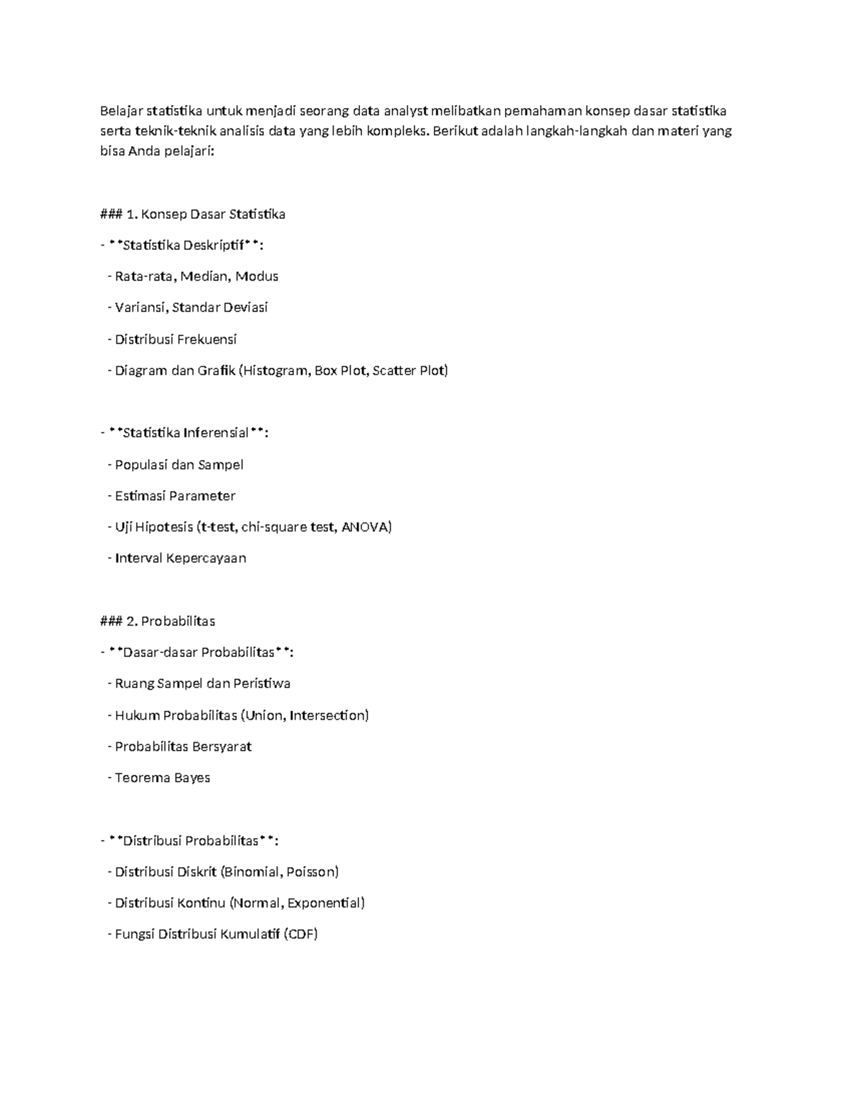 Belajaar Statistika - belajar statistik - Belajar statistika untuk ...