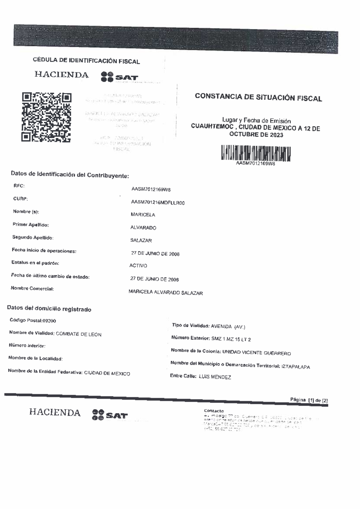 DOC000 - DOCUMENTOS DE SEGURIDAD SOCIAL - seguridad social - Studocu