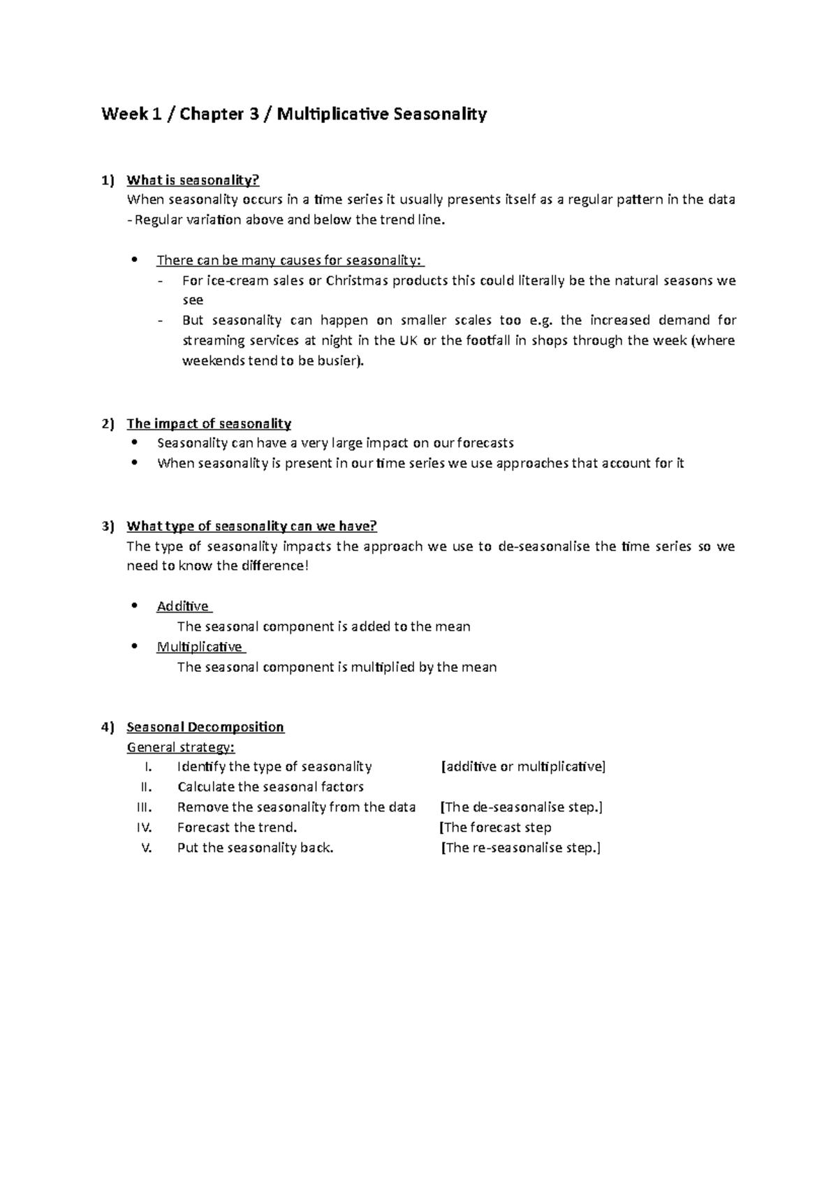 Week 1 - Chapter 3 - Week 1 / Chapter 3 / Multiplicative Seasonality 1 ...