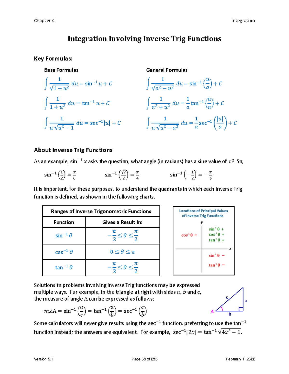 New Calculus Math Handbook 39 - Chapter 4 Integration Integration ...