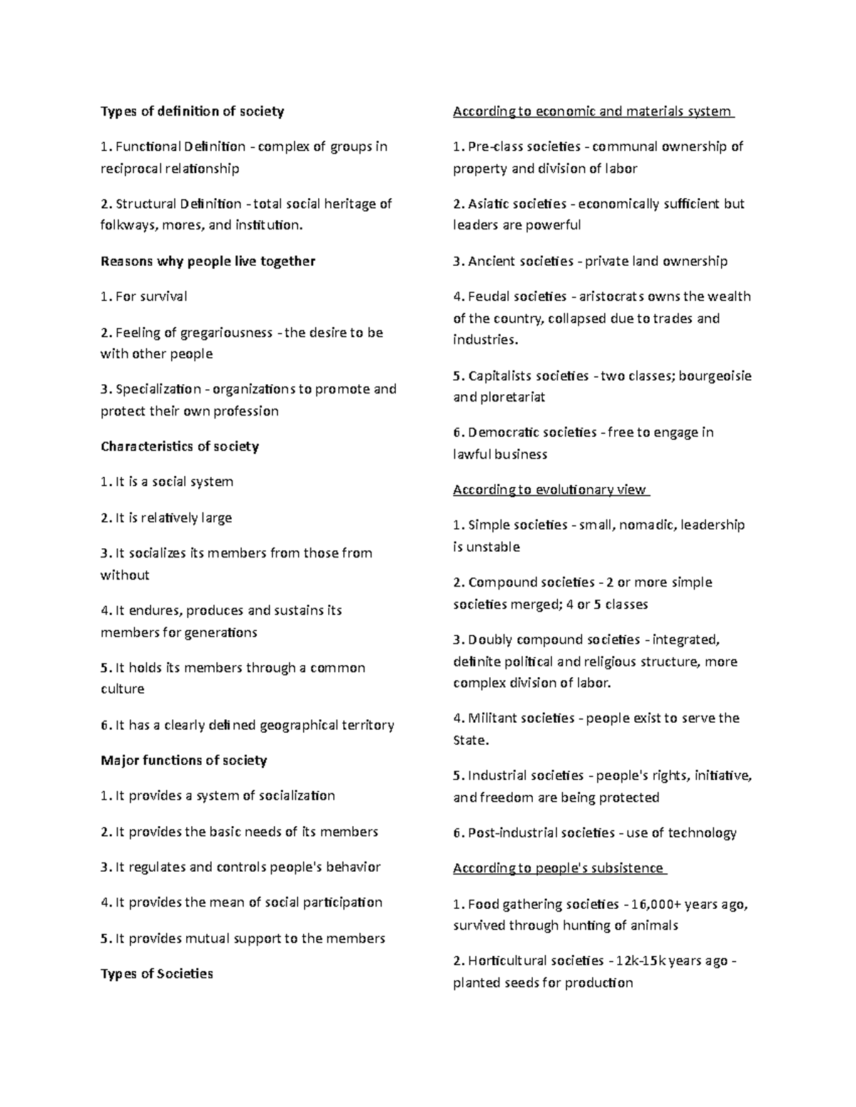 Ucsp notes For Quiz Types Of Definition Of Society Functional ucsp-notes-for-quiz-types-of-definition-of-society-functional