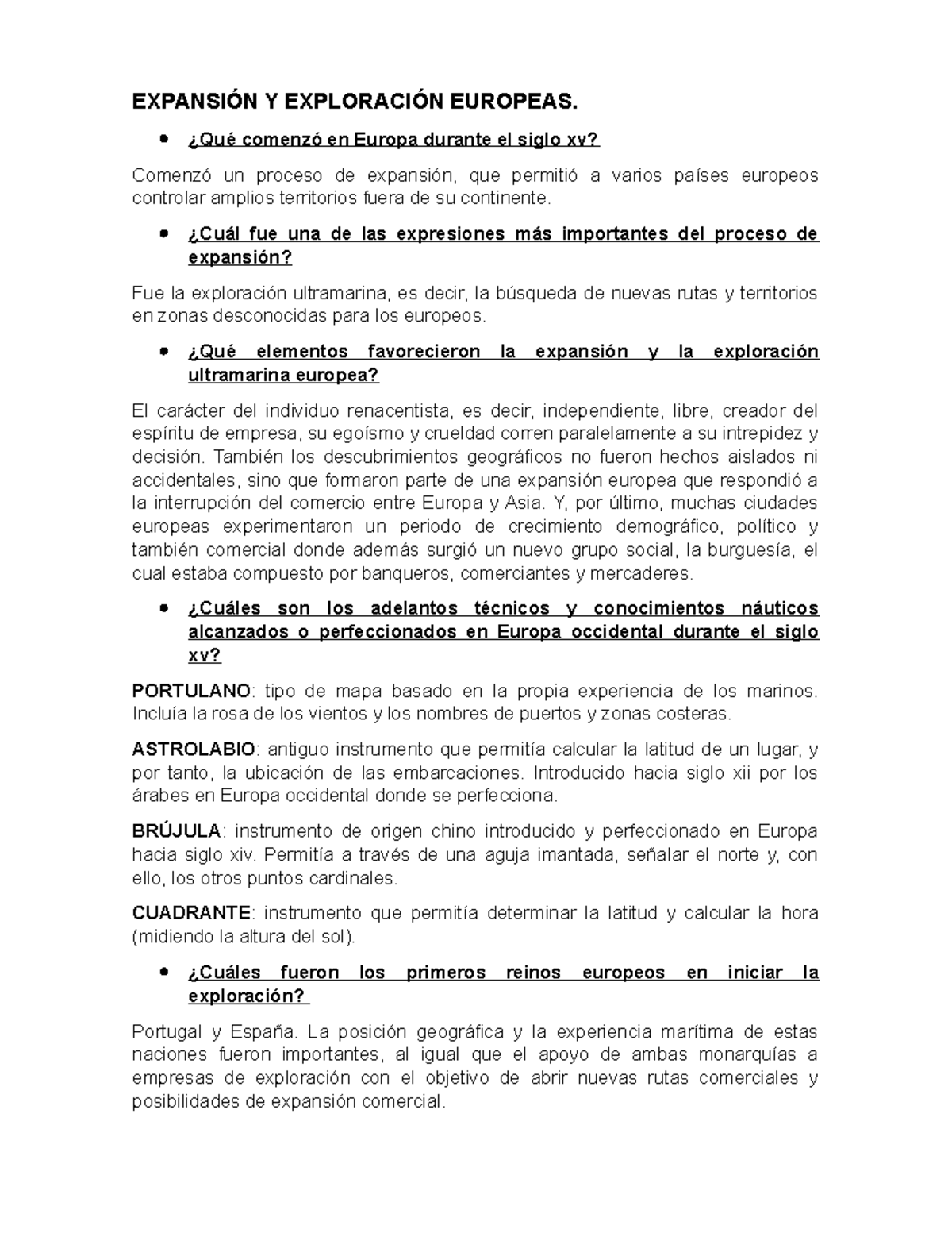 2 Expansión y exploracion Europea - EXPANSIÓN Y EXPLORACIÓN EUROPEAS. ¿Qué comenzó en Europa ...