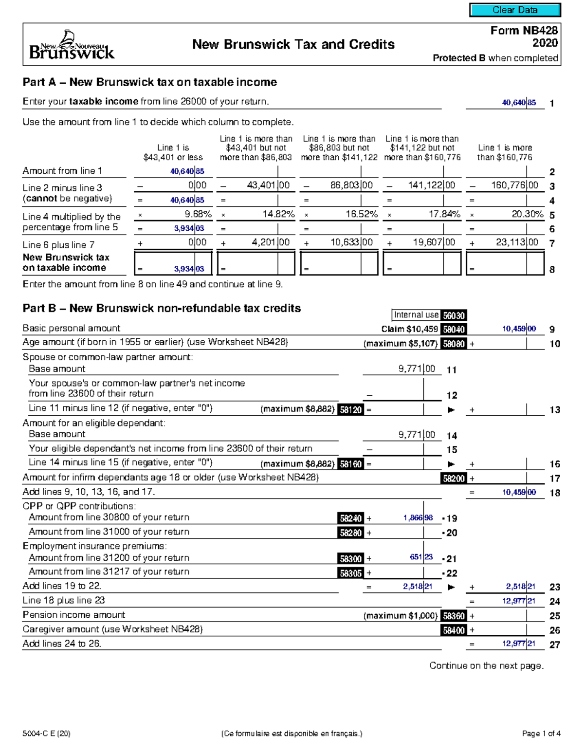 NB428 Fillable (2020)-R. King - Form NB 2020 Protected B when completed ...