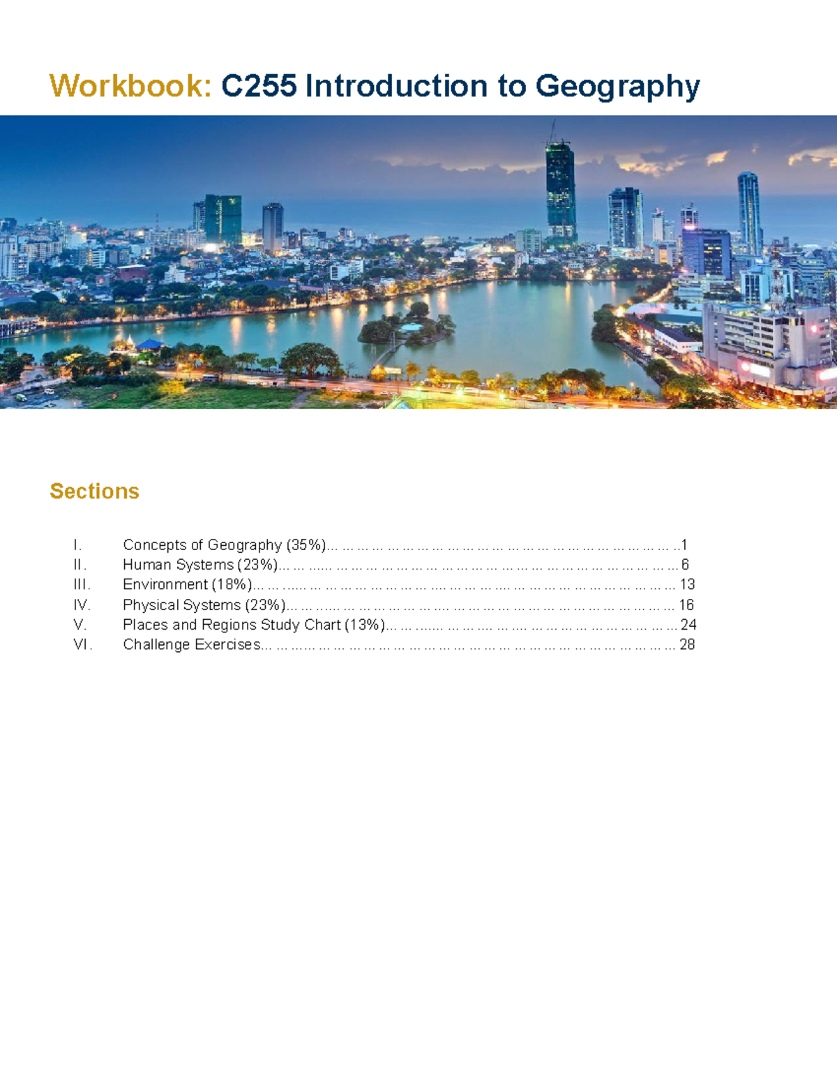 C255 Geography Workbook - Workbook: C255 Introduction to Geography ...